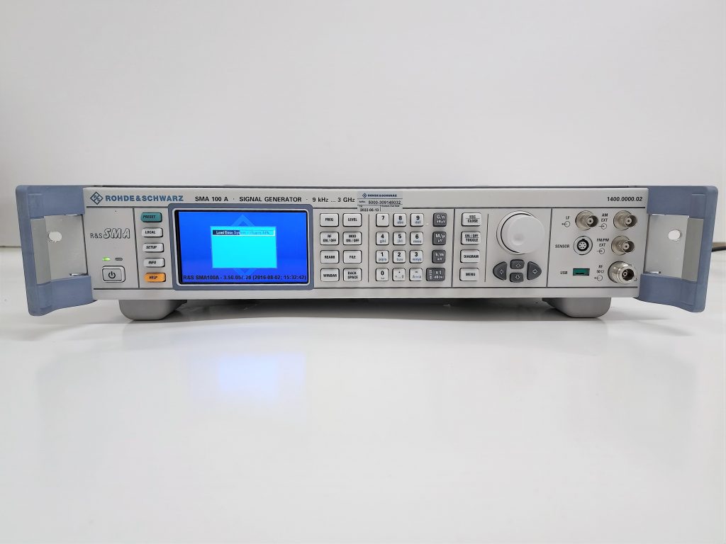 Rohde & Schwarz SMA100A Signal Generator, 9 kHz to 3 GHz w/B103/B22/B80
