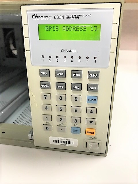 Chroma 6334 Chroma 6334 DC Electronic Load Mainframe