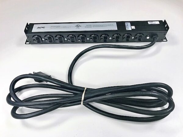 APC Schneider AP9563 10 Outlet Rack PDU, Basic, 1U, 20A, 120V