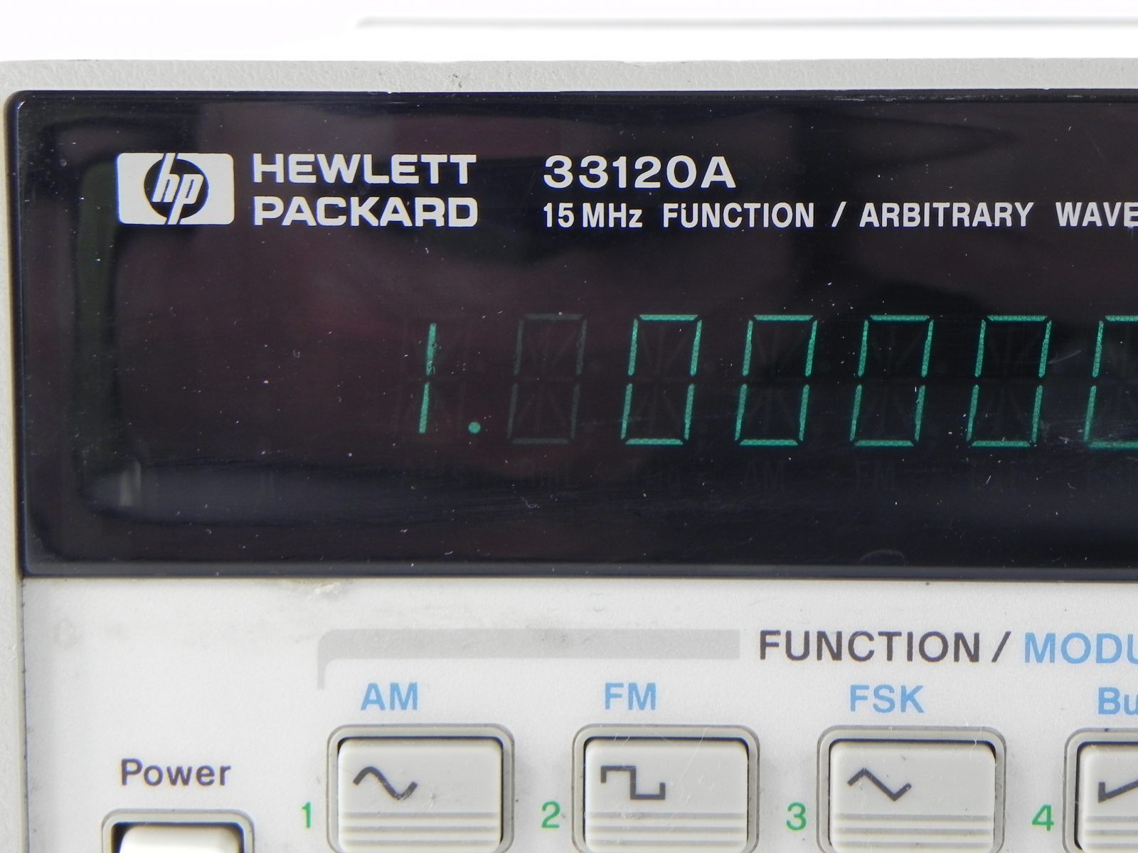 HP/Agilent 33120A Function / Arbitrary Waveform Generator, 15 MHz ... HP/Agilent 33120A Function / Arbitrary Waveform Generator, 15 MHz ...