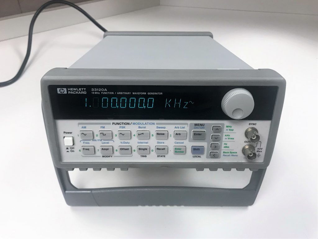 Keysight 33120A Function / Arbitrary Waveform Generator, 15 MHz with ... Keysight 33120A Function / Arbitrary Waveform Generator, 15 MHz with ...