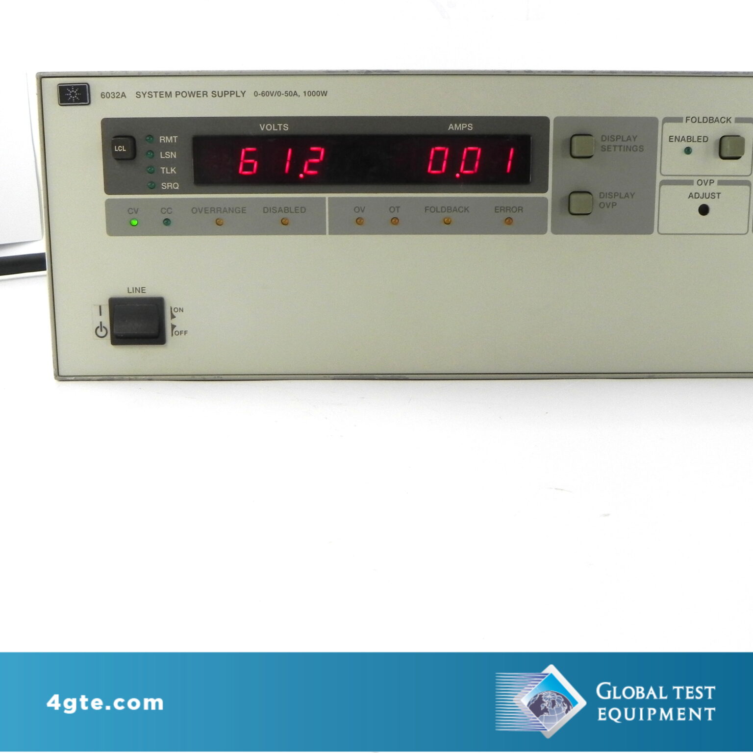 Keysight 6032A System Autoranging dc Power Supply, 60V, 50A - Global ...