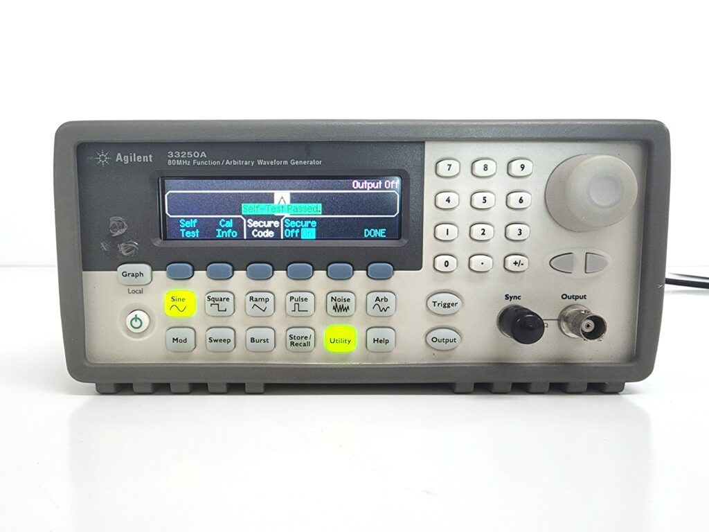 Keysight 33250A Function/Arbitrary Generator, 80 MHz - Global Test ...