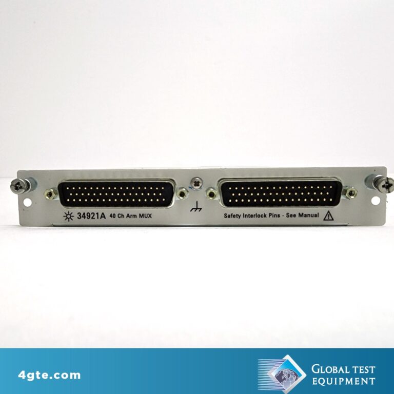 Keysight 34921A 40-Channel Armature Multiplexer - Global Test Equipment