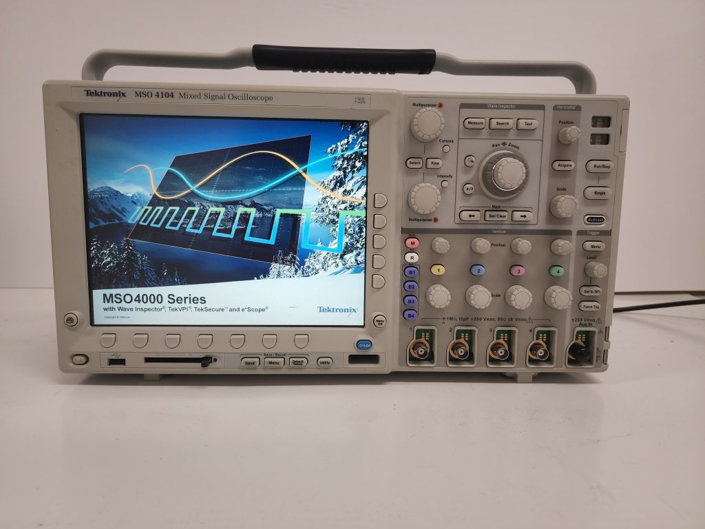 Tektronix MSO4104 Mixed Signal Oscilloscope, 4 Analog, 16 Digital ...