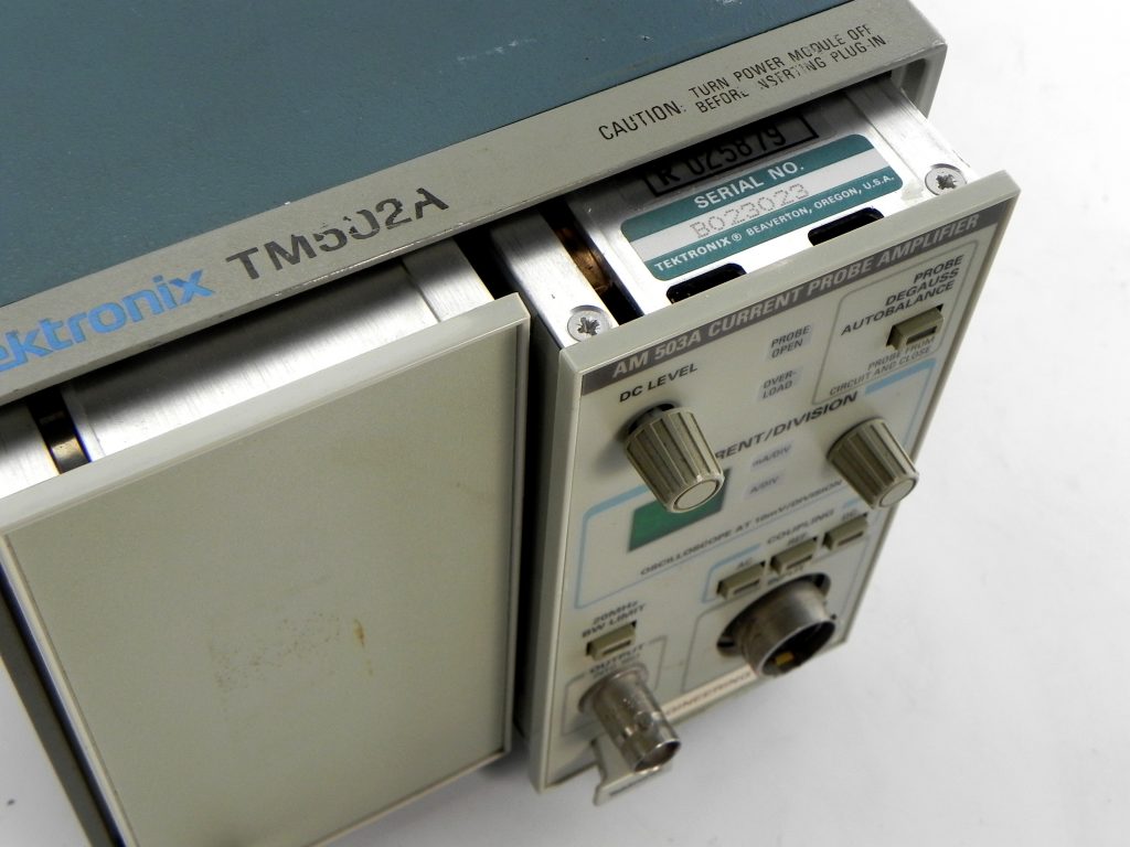 Tektronix TM502A 2-slot Power Mainframe with AM503B Current Probe ...