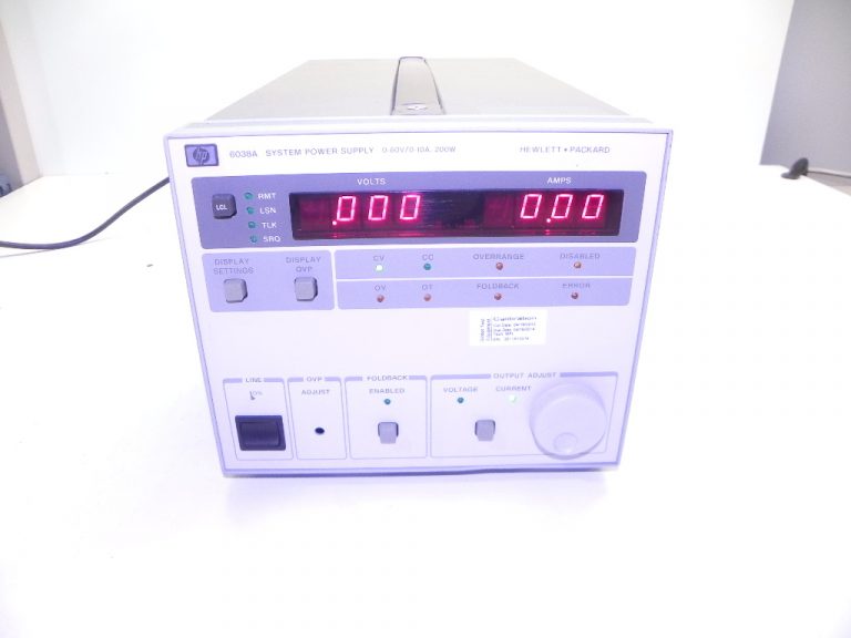Keysight 6038A System Autoranging dc Power Supply, 60V, 10A w/ Option ...