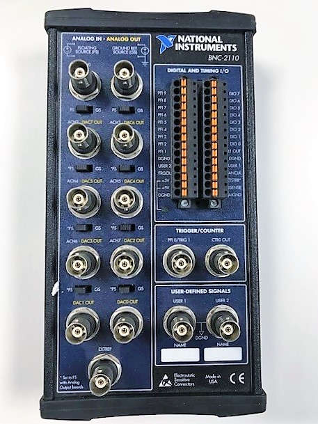 National Instruments Shielded Connector Block Breakout Box BNC-2110 for ...