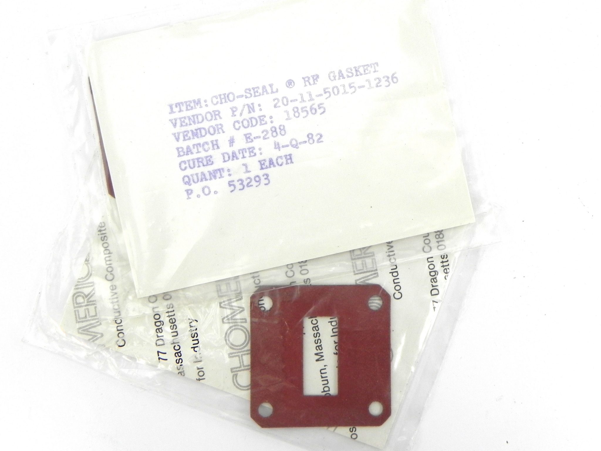 Cho-Seal 20-11-5025-1236 RF Gasket 3 1/4 in Round