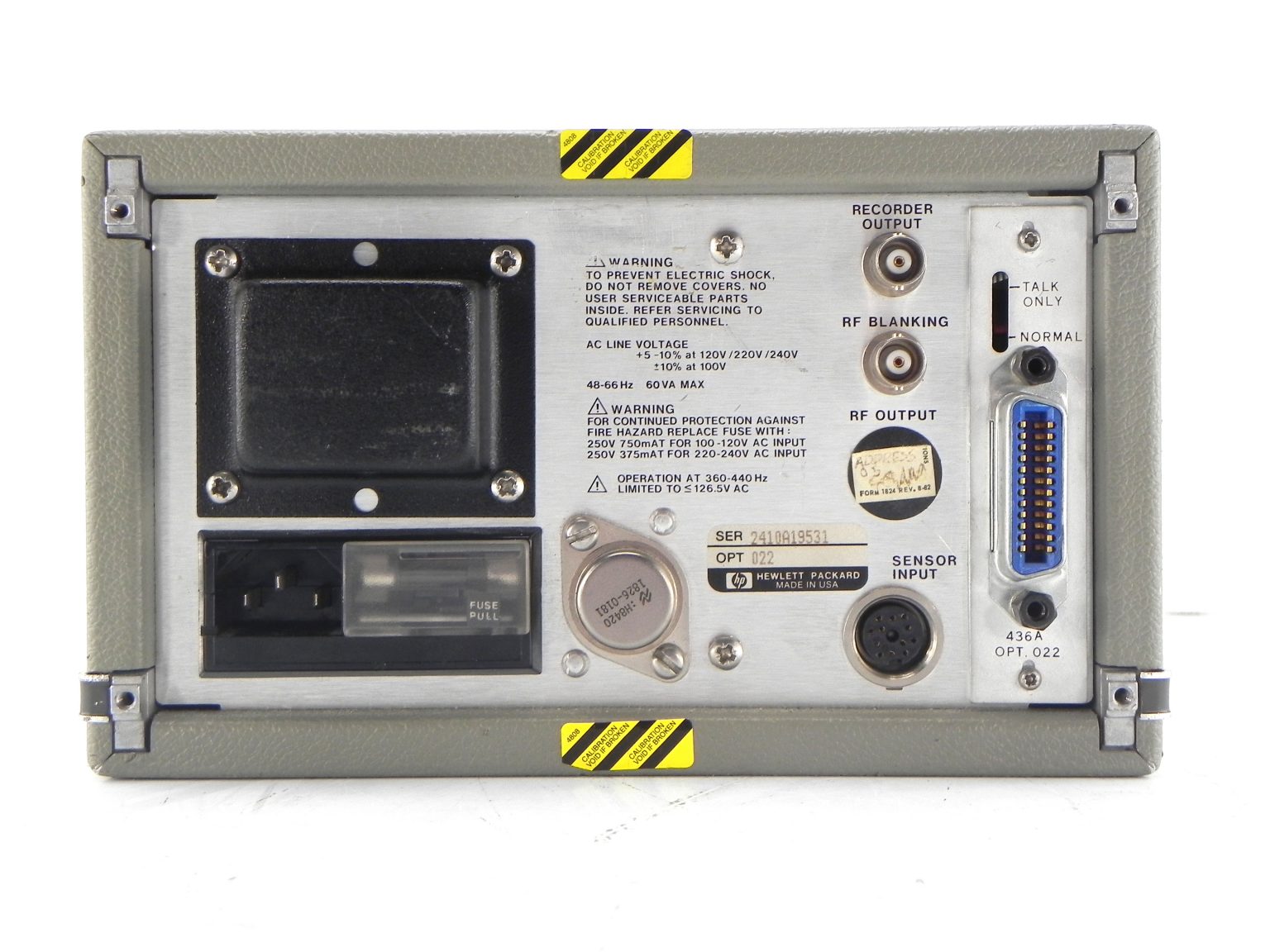 HP/Agilent 436a Power Meter - Sell, Rent, Lease, Buy, Trade