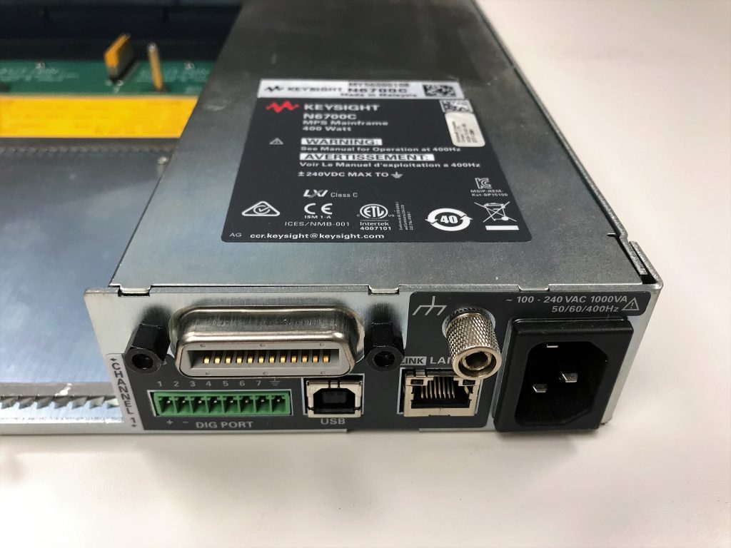 Agilent HP Keysight N6700C Low-Profile Modular Power System Mainframe ...