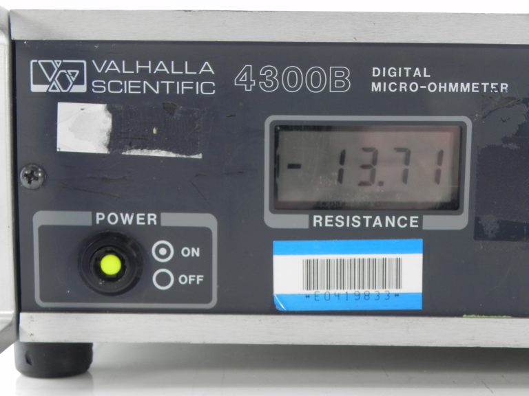 Valhalla Scientific 4300B MicroOhm Meter - Global Test Equipment