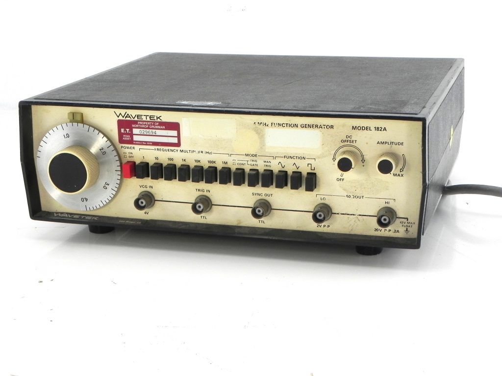 Wavetek 182a Function Generator 4 Mhz Global Test Equipment 4275