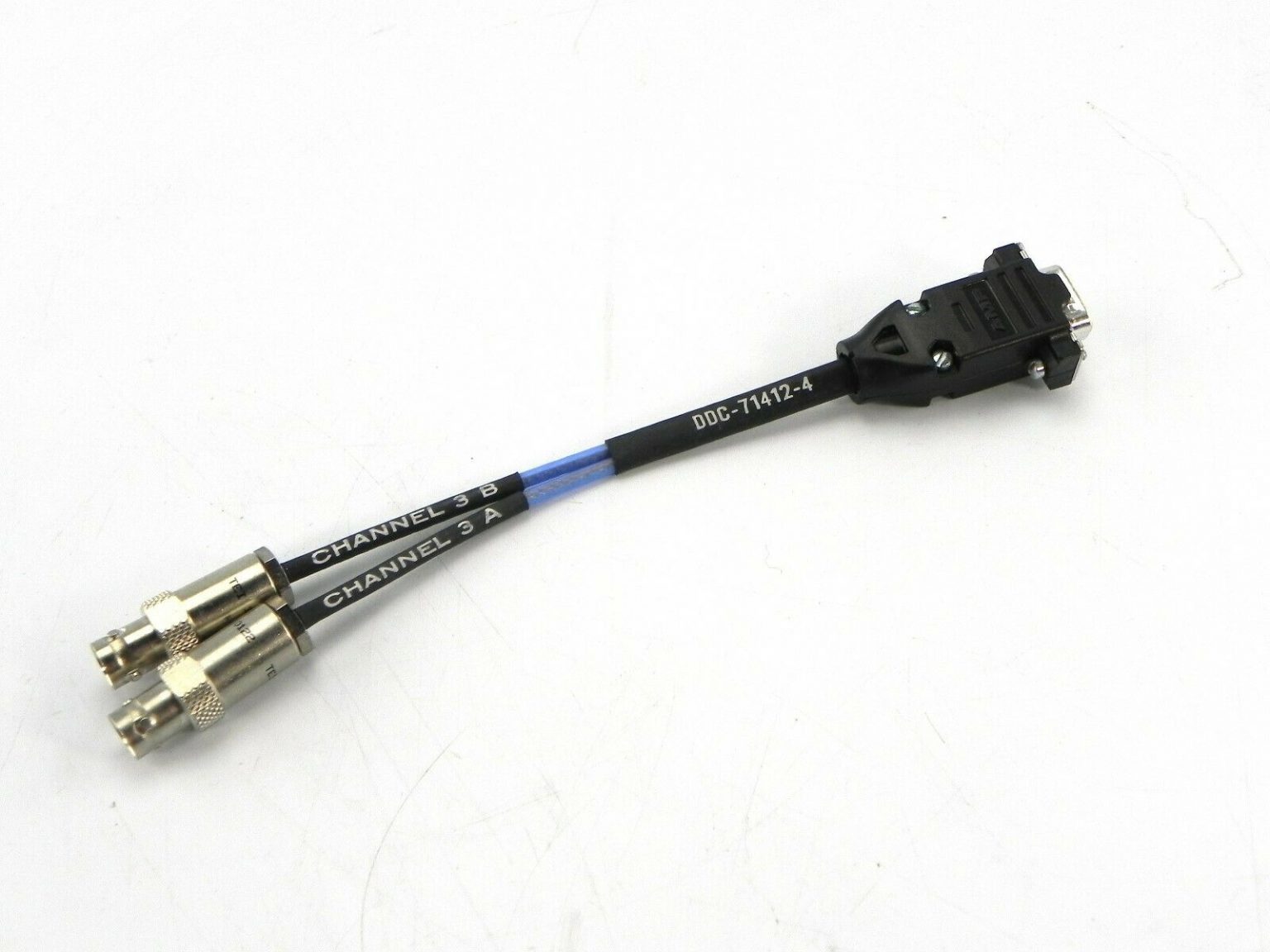 AIM DDC-71412-4 ACA-2405-008 MIL-STD-1553 Cable CJ70-29 2 Connectors ...