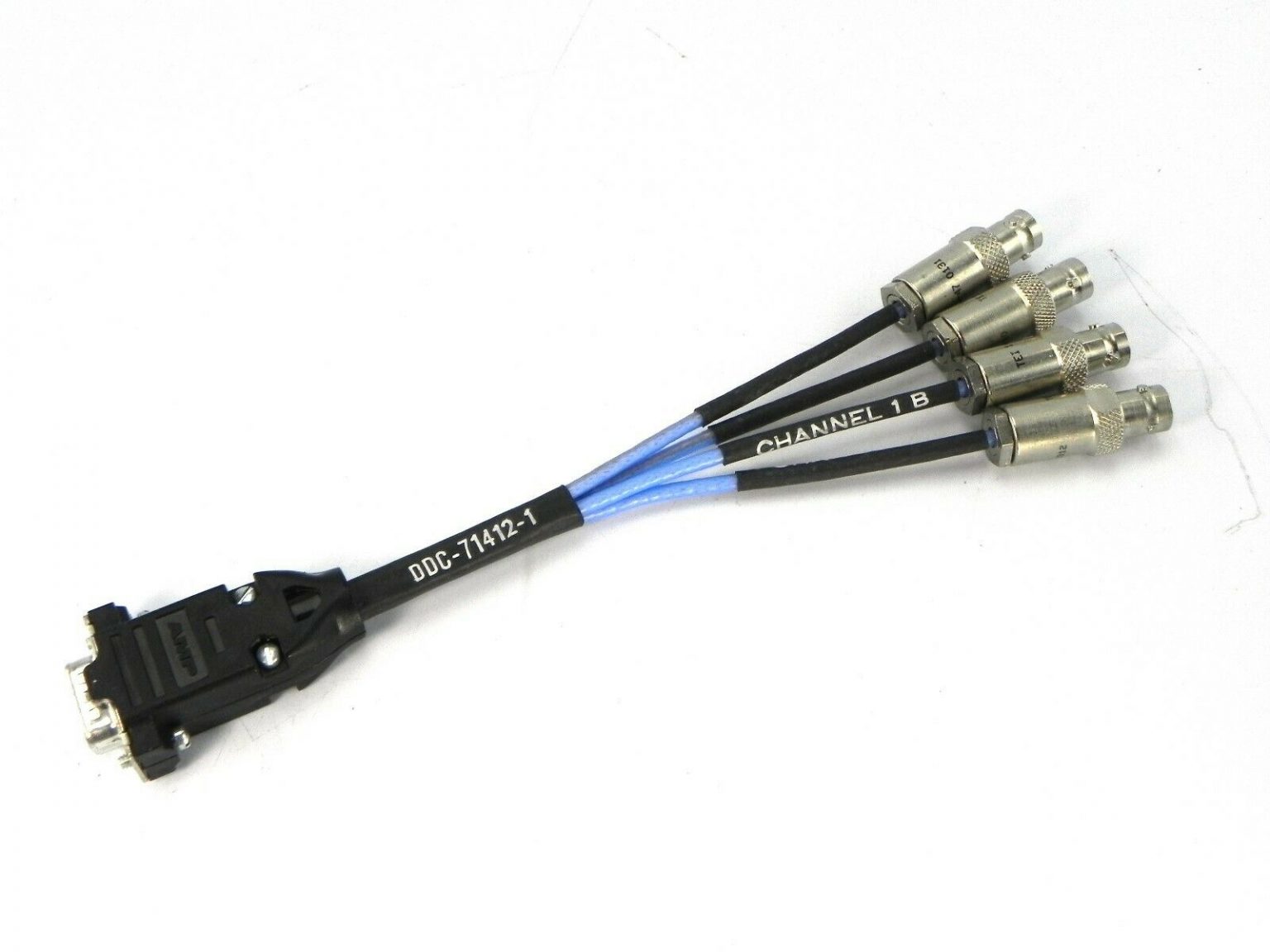 AIM DDC-71412-1 ACA-2405-008 MIL-STD-1553 Cable CJ70-29 4 Connectors ...