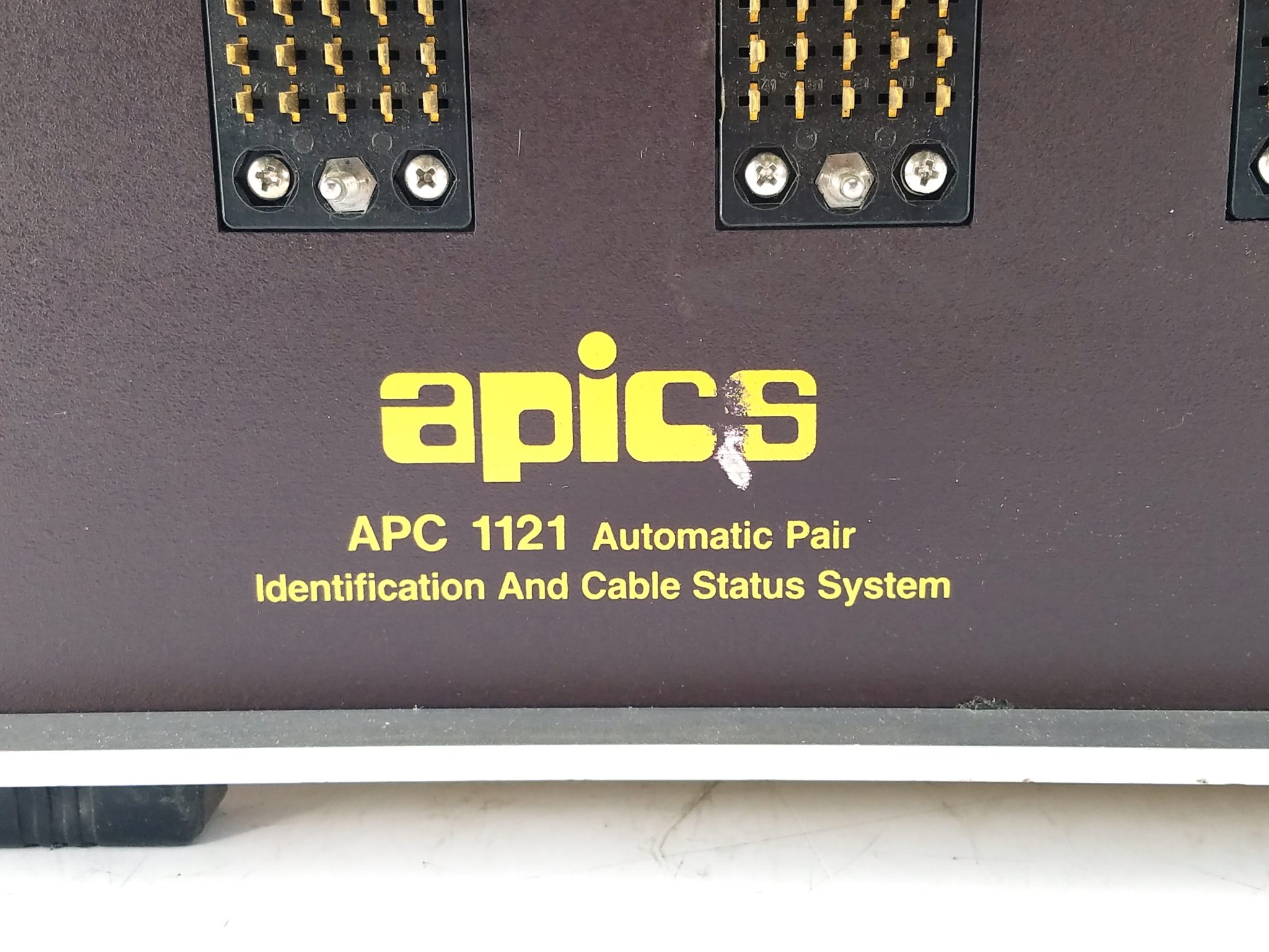 APICS APC1121 Automatic Pair Identification and Cable Status System ...