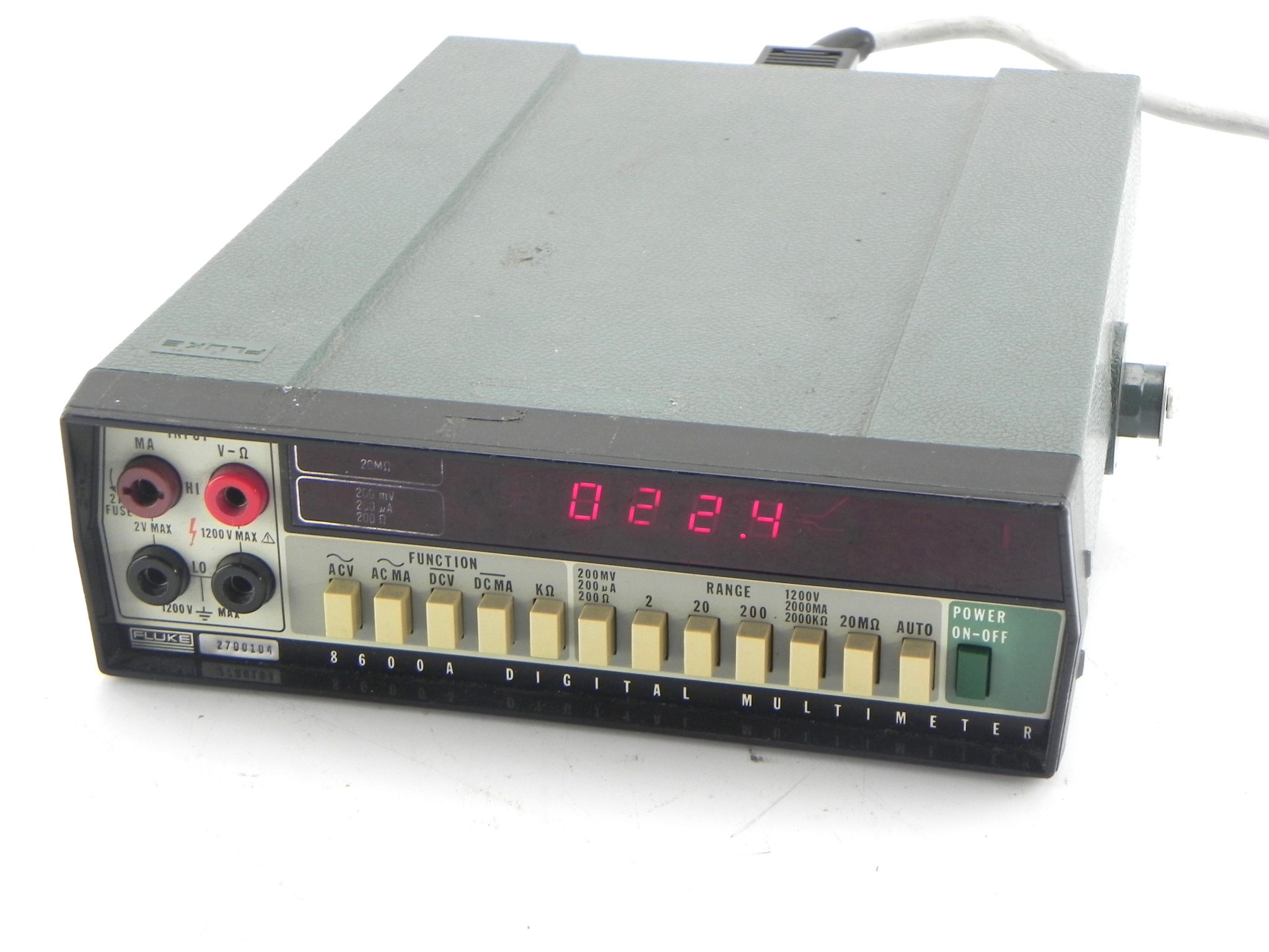 Fluke 8600A Digital Multimeter - Global Test Equipment