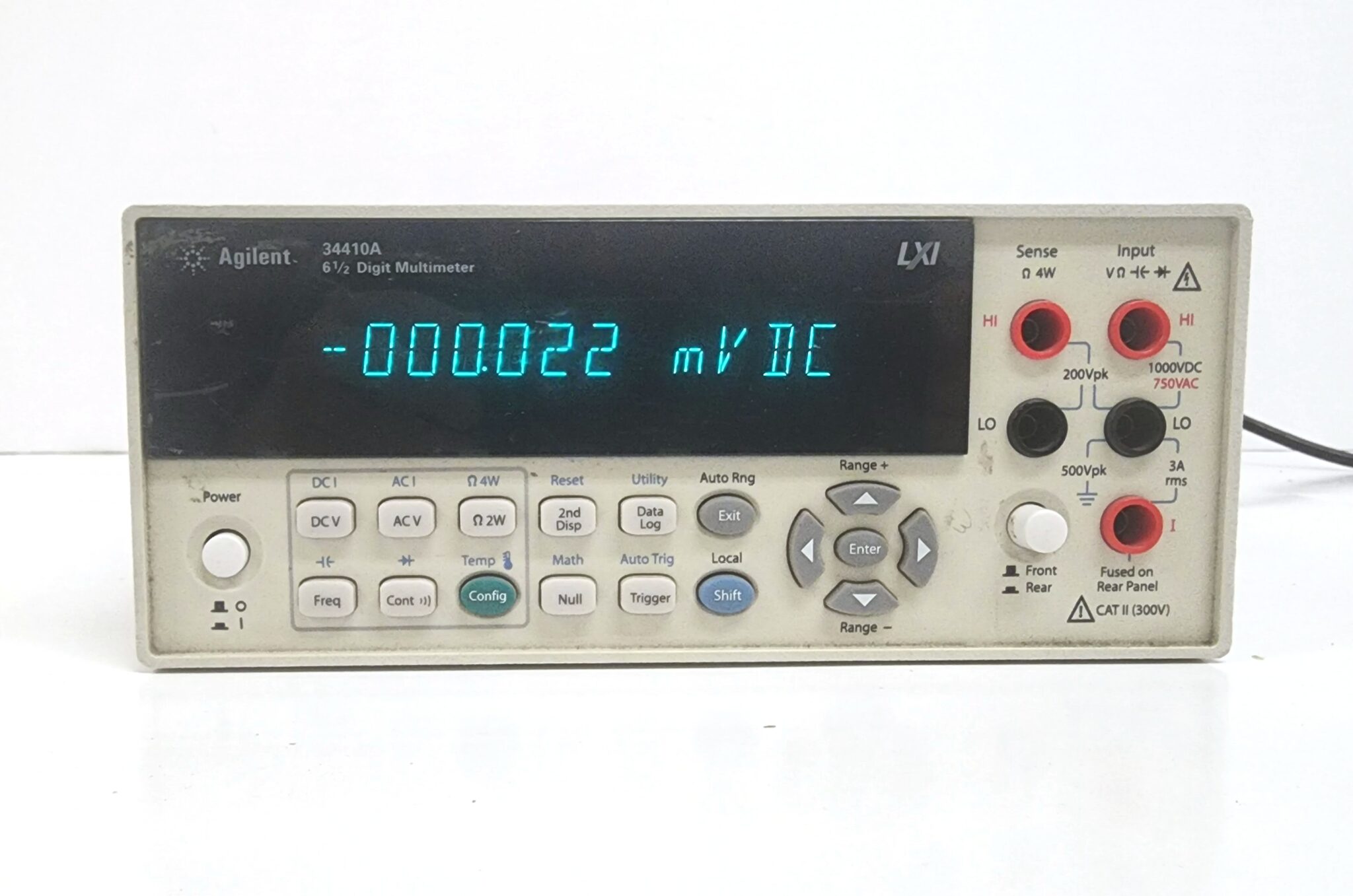 HP/Agilent 34410A Digital Multimeter, 6.5 Digit, High Performance