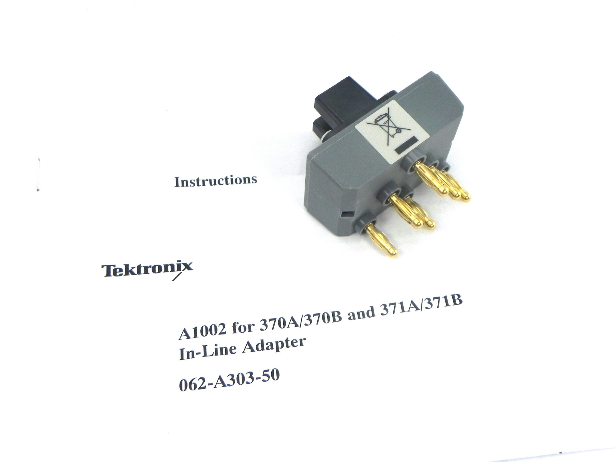 Tektronix A1002 In-Line Adapter for 370A/370B and 371A/371B - Global ...