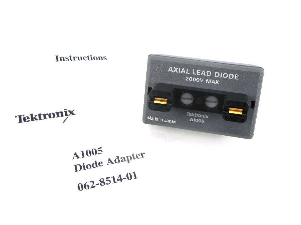 Tektronix A1005 Adapter Axial Lead Diode Test Fixture for Curve Tracer ...
