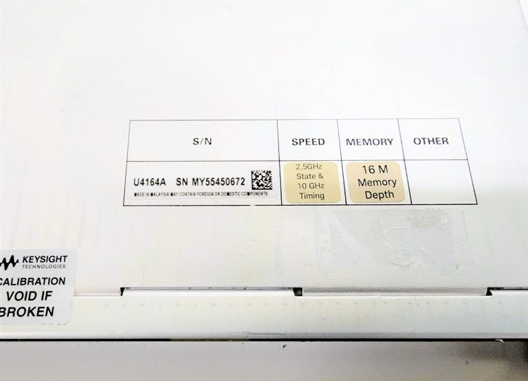 Keysight U4164A Logic Analyzer with Options U4201A/016/02G