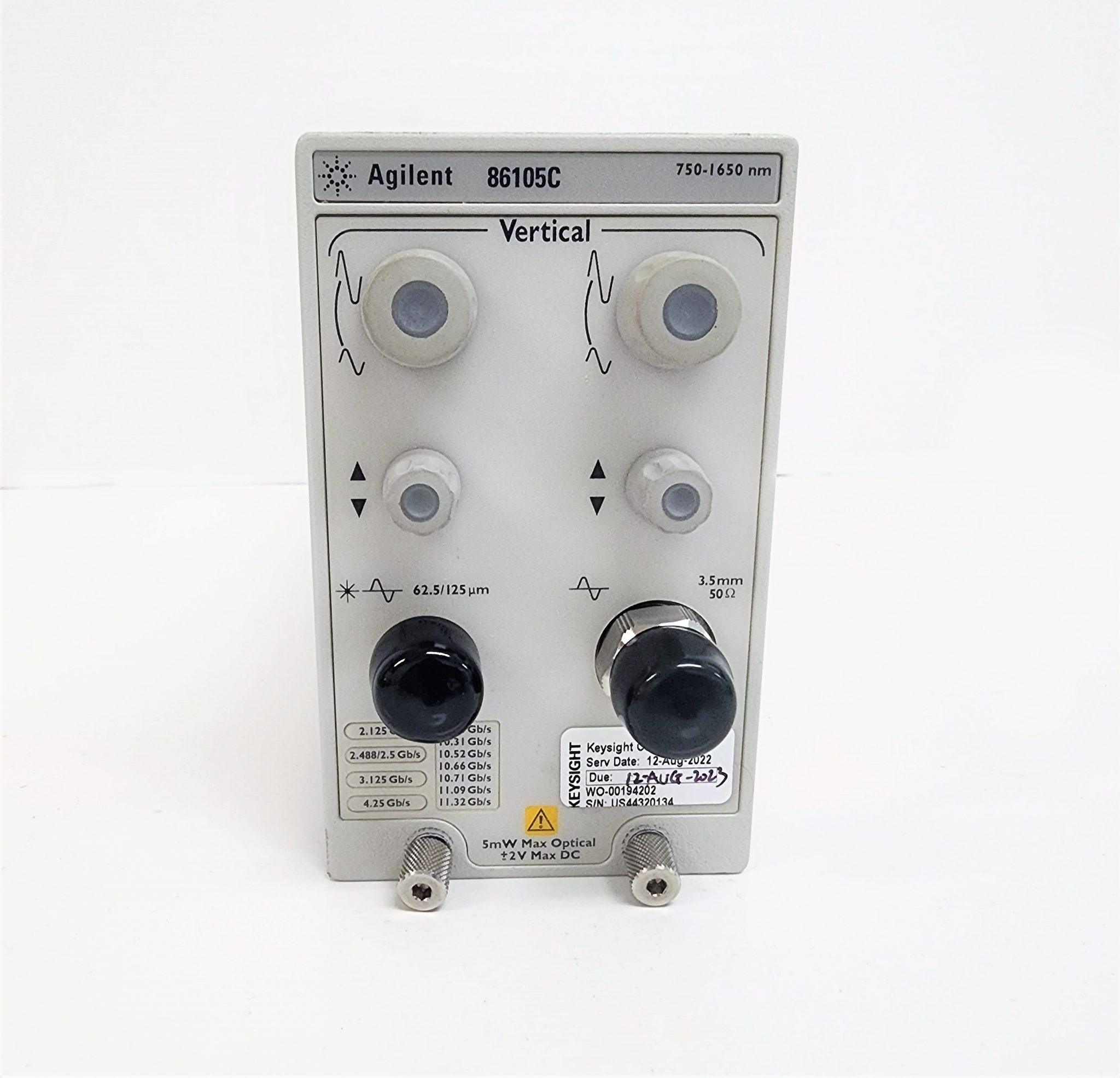 Keysight 86105C-150/160/180/190/300 9 GHz Optical / 20 GHz Electrical ...
