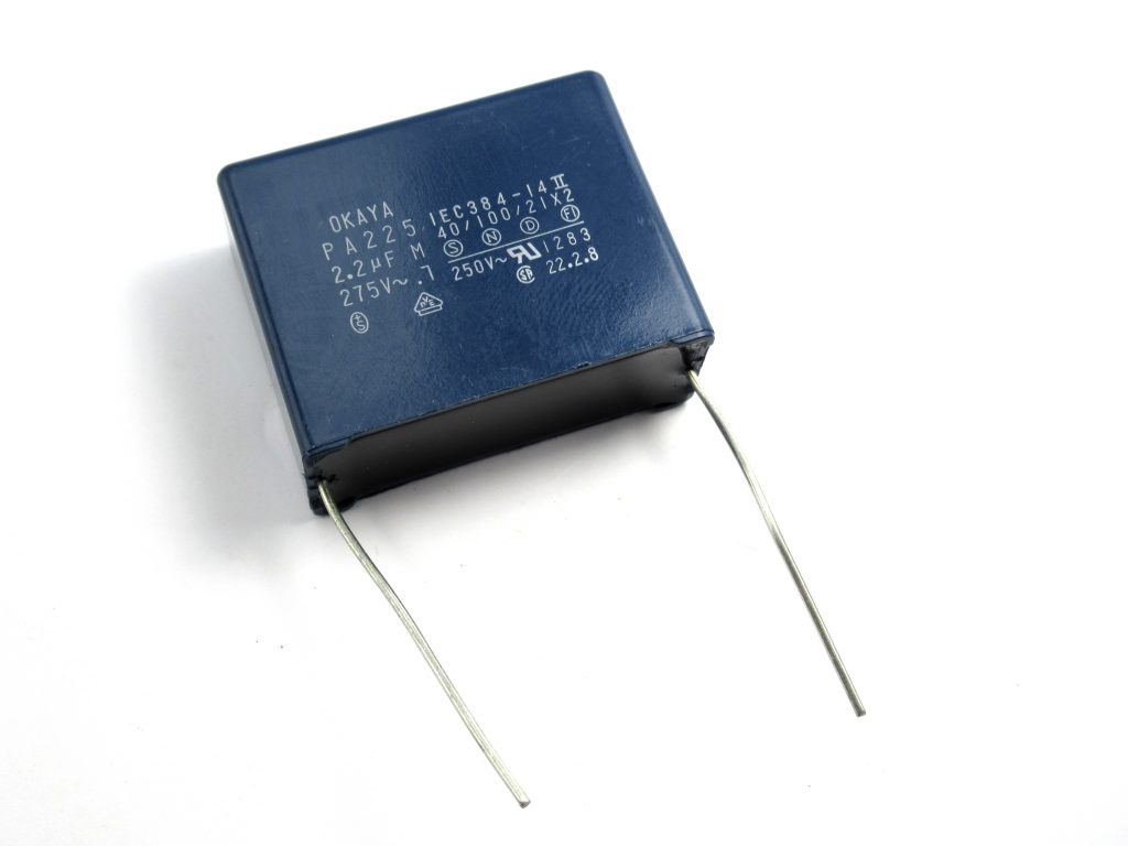 Okaya PA225 Noise Suppression Capacitor, 2.2 uF 275VAC - Lot of 25 ...