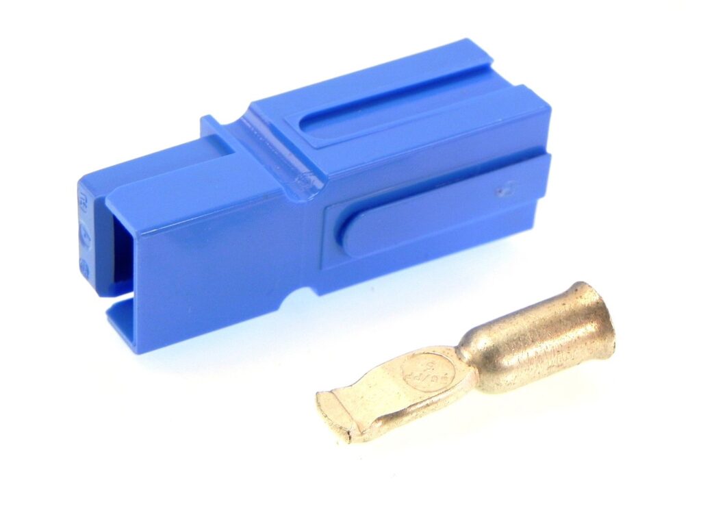 Anderson Power Products 1300 Heavy Duty Power Connectors PP75 BLUE #6 ...