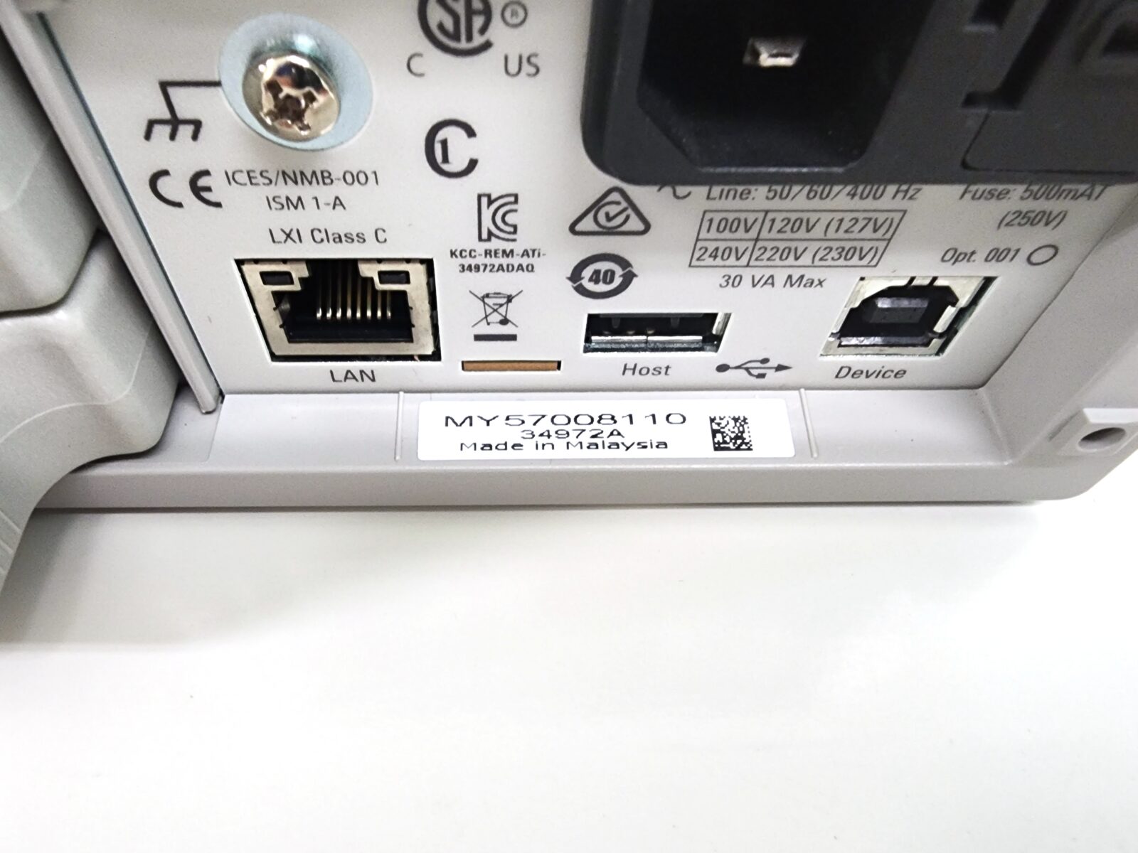 Keysight 34972A LXI Data Acquisition / Data Logger Switch Unit