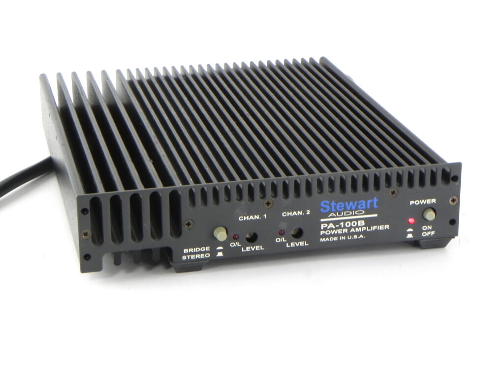 Stewart Audio PA-100B 100 Watt Power Amplifier - Global Test Equipment