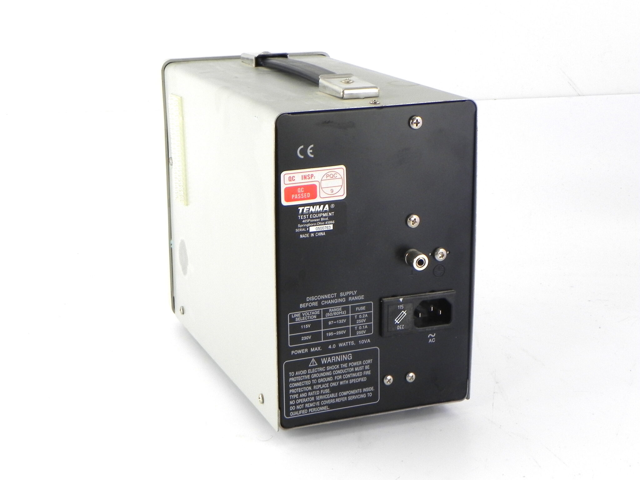 Tenma 72-6603 Oscilloscope AC Millivoltmeter 1 Channel - Global Test ...