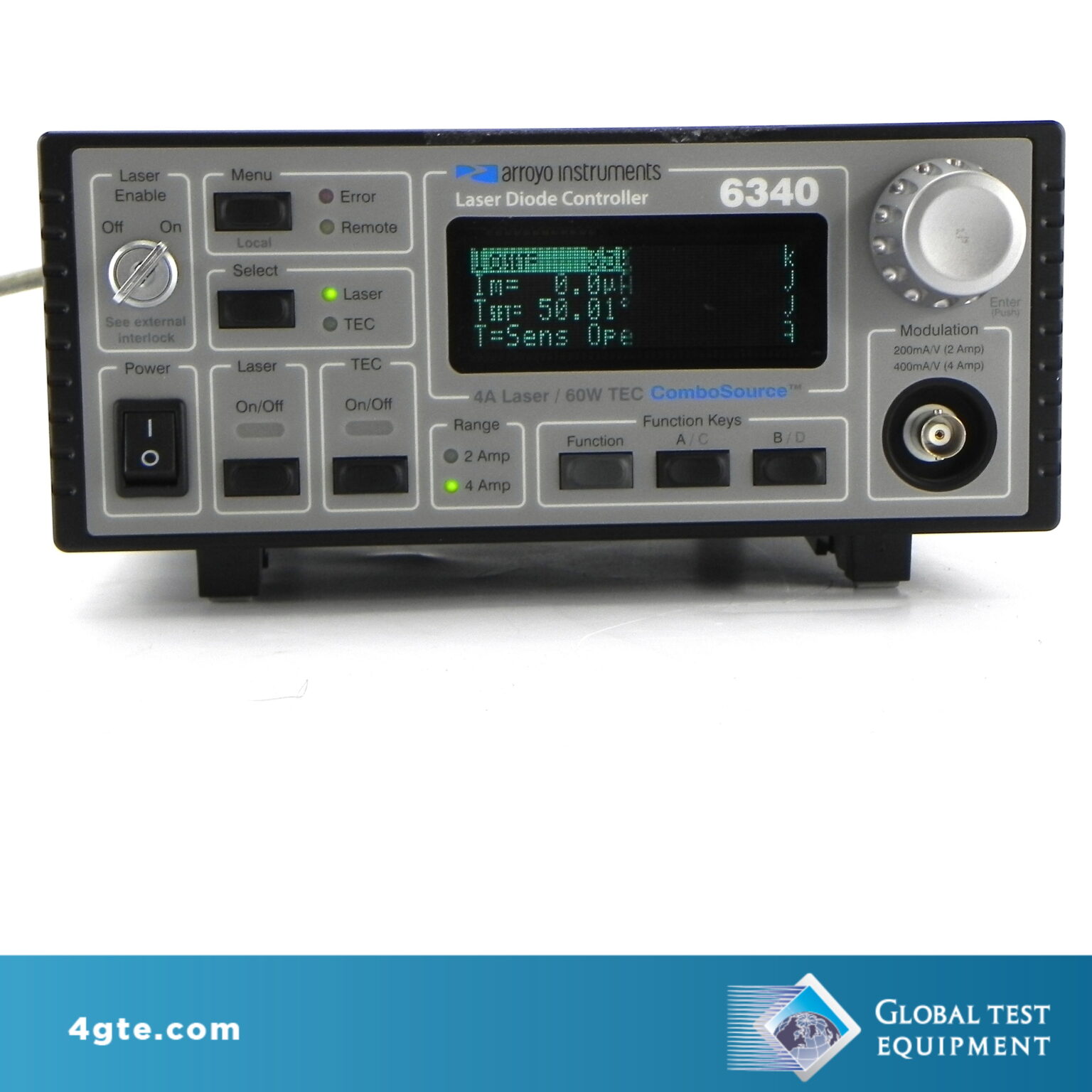 Arroyo Instruments 6340 Laser Diode Controller - Global Test Equipment