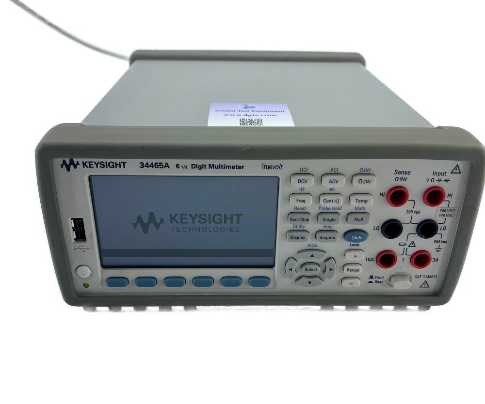 Keysight 34465A Digital Multimeter, 6 ½ Digit, Truevolt DMM - Global ...